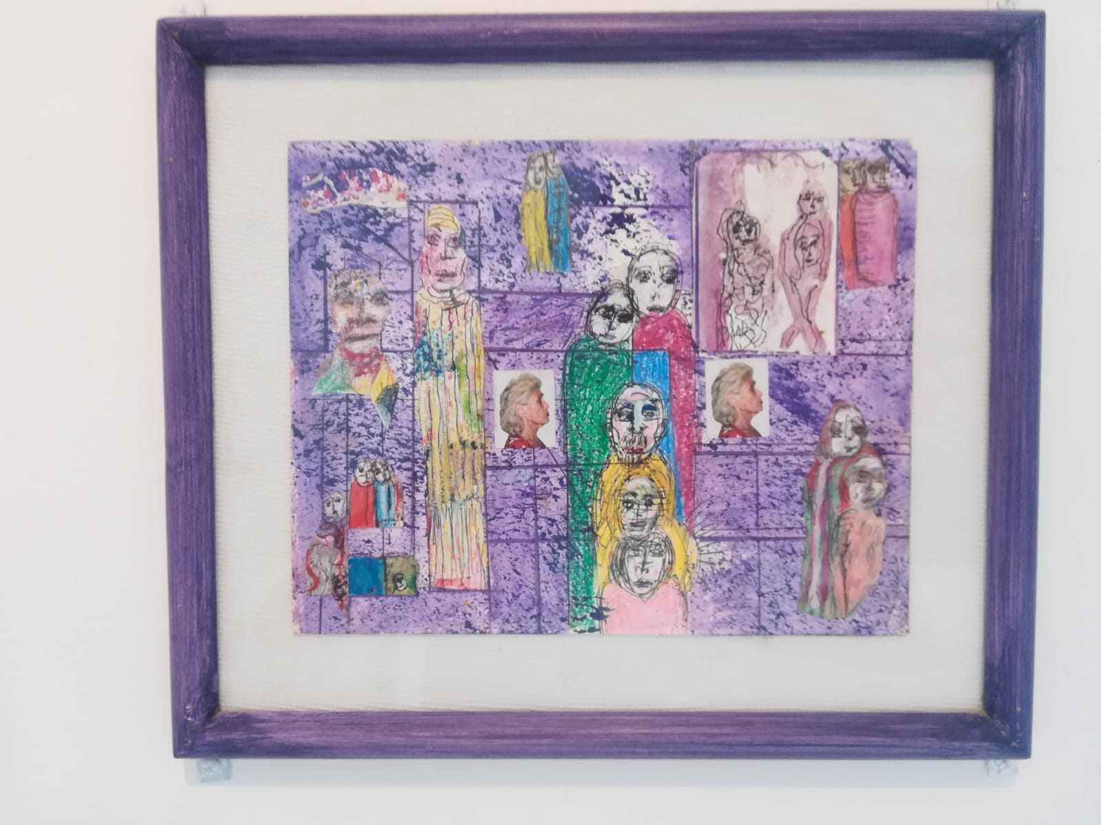 Characters from the Past Collage by Sheila Seguin. - ARTe VallARTa Museo